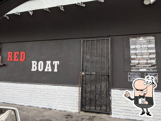 Menu at Red Boat Seafood restaurant, Corpus Christi, Leopard St