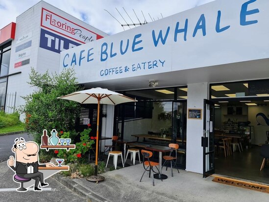 Menu at CAFE BLUE WHALE, Auckland