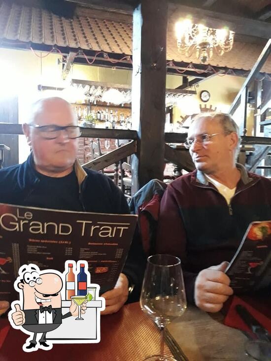 Menu au Le Grand Trait, Frameries