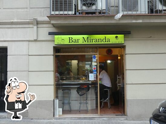 Menu at Bar Miranda, Barcelona, Carrer de Moià