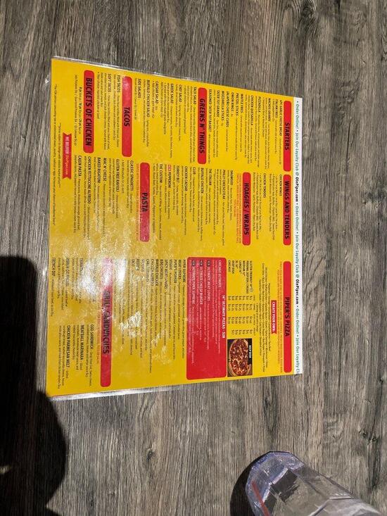 Menu at Ole Piper Family Restaurant & Sports Bar, Apple Valley