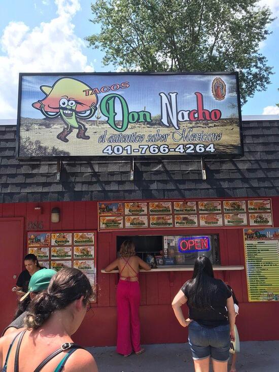 Menu at Tacos Don Nacho restaurant, Woonsocket