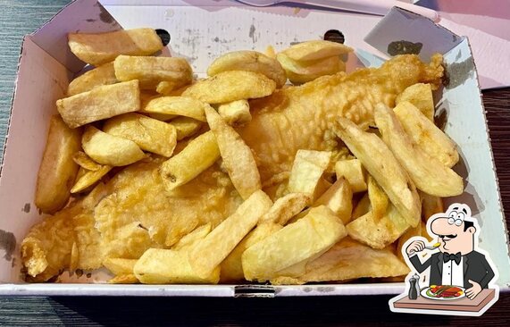 Menu at Mike’s Famous Fish & Chips Blackburn fast food, England