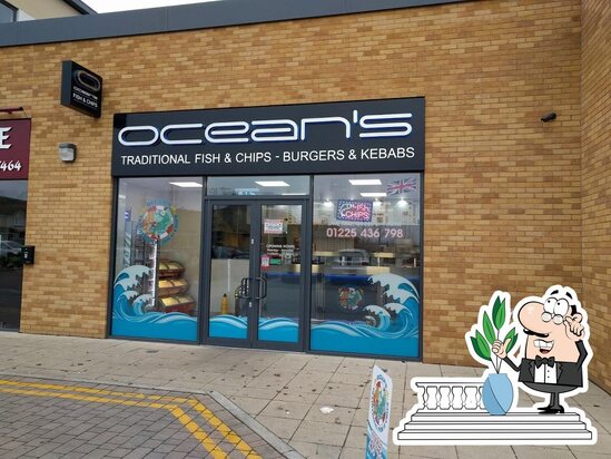 Menu at Ocean's Traditional Fish & Chips fast food, Melksham