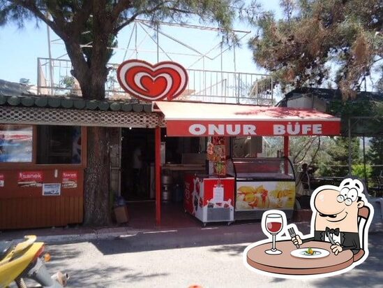 Menu at Onur Büfe, Karaburun