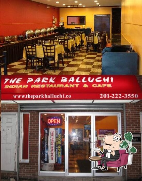 Menu at The Park Balluchi restaurant, Jersey City