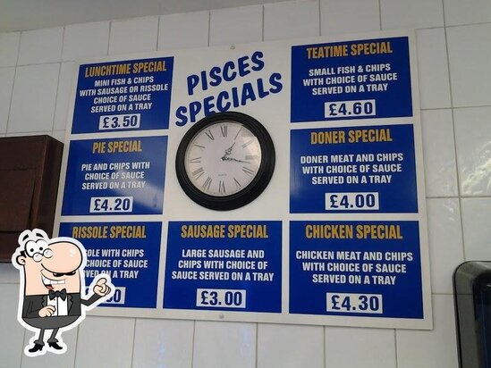 Menu at Pisces Fish & Chip Shop, South Anston