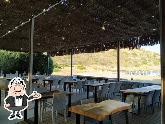 Spathi Beach Suites Kea, Restaurant & Beach Bar, Spathi - Restaurant ...