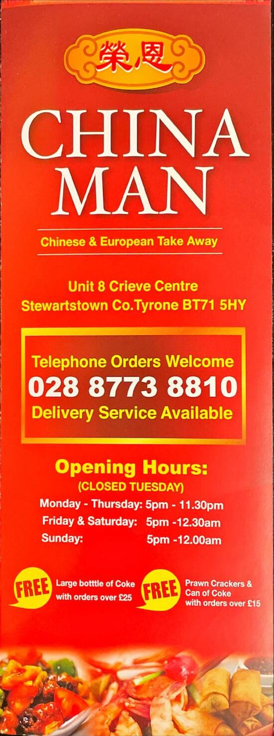 China Man in Coalisland