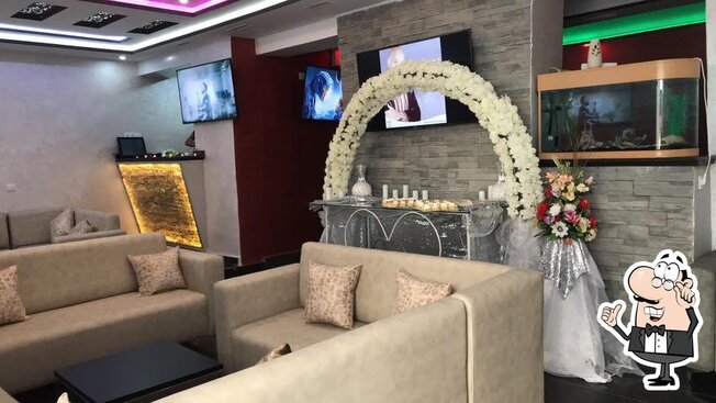 Menu at Al Amaken Shisha Lounge cafeteria, Larache