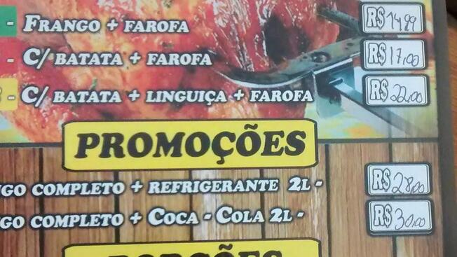Menu em MAGO DOS FRANGOS restaurante, Rio de Janeiro