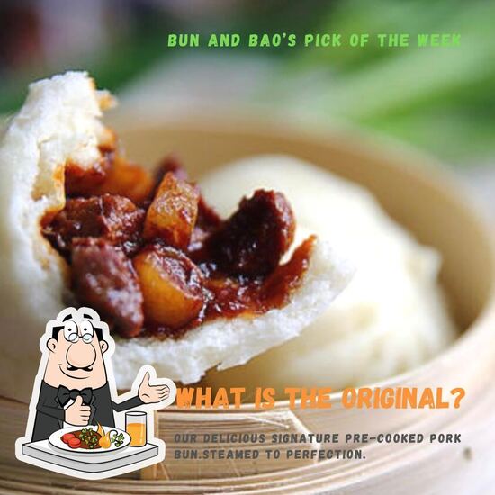 Carta del restaurante Bun & Bao, Auckland