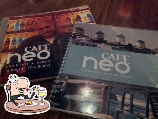 Menu at Café Neo restaurant, East London
