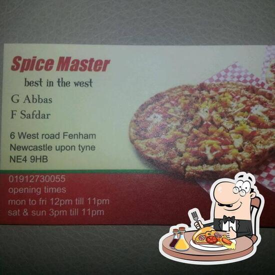 Menu at Spice Master fast food, Newcastle upon Tyne, 6 West Rd