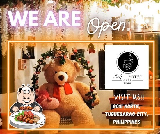 Menu at L.A Artsy Cafe, Tuguegarao City