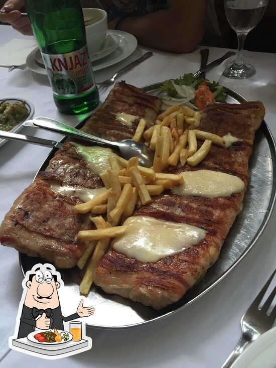 Menu at Restaurant Djerdan, Belgrade