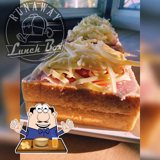 Menu at Runaway Lunch Box cafe, Mudjimba