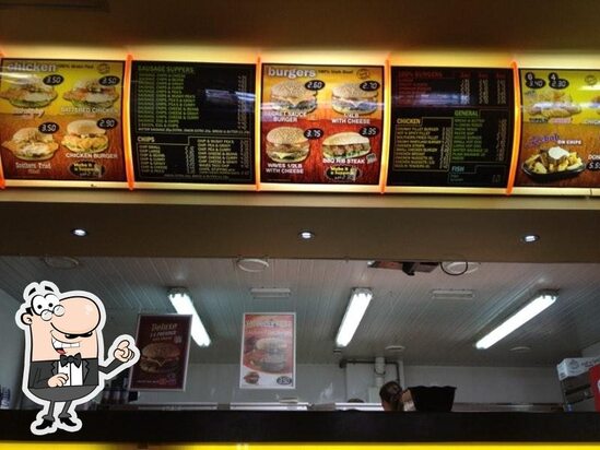 Menu at Waves fast food, Randalstown