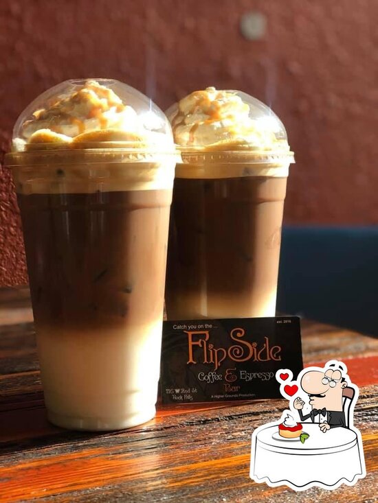 Menu at Flip Side Coffee & Espresso Bar, Rock Falls