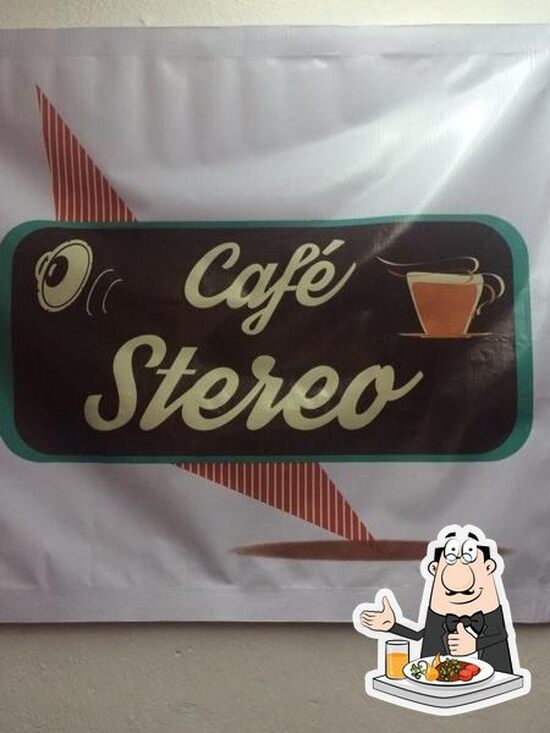 Menu at Café Stereo, Mexico City