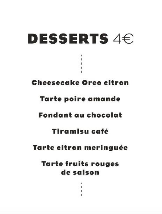 Menu at Aubrac Corner 13 restaurant, Paris