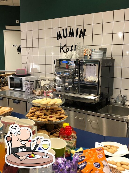 Menu at Mumin Kaffe restaurant, Rovaniemi