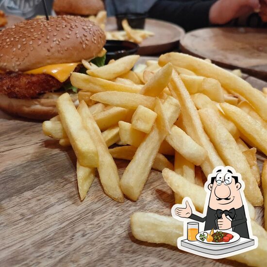 Menu at Big Guy Burger, Antwerp