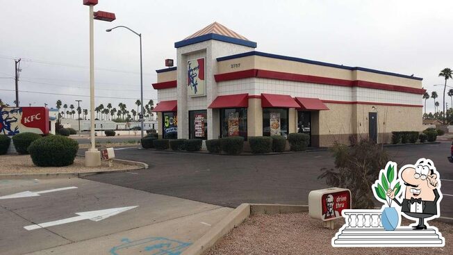 Menu at KFC fast food, Mesa, 2757 E Main St