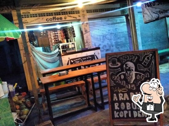 Menu at Warung Kopi Rakyat cafe, Yogyakarta