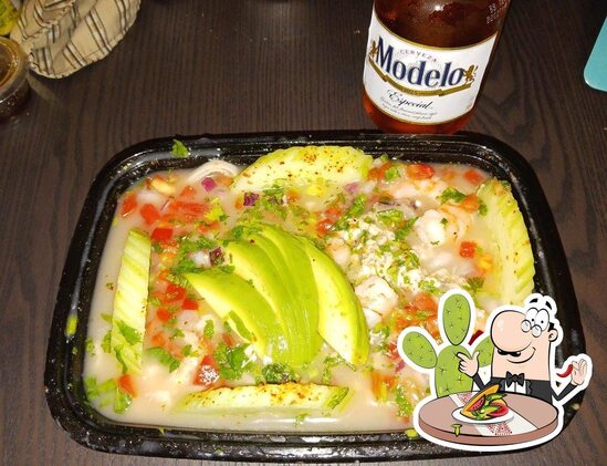 Menu at Mariscos El Moreno restaurant, Lynwood, Atlantic Ave