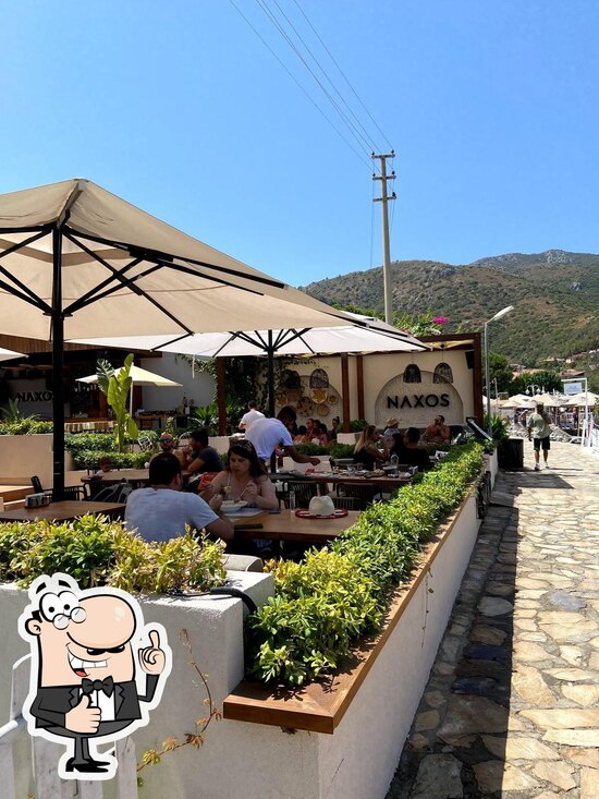 Menu at Naxos Beach, Selimiye Köyü