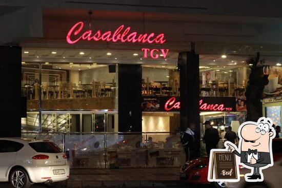 Menu au Café TGV Casablanca, Casablanca