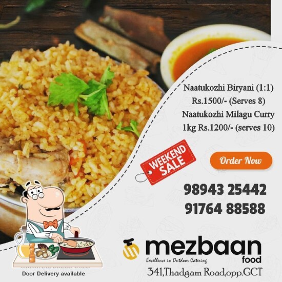 Menu at Mezbaan Food, Coimbatore