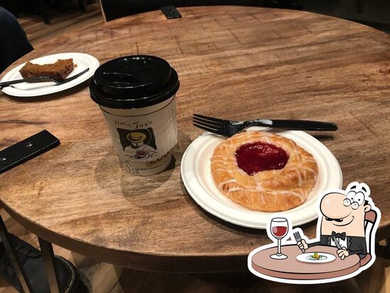 Menu at Hava Java cafe, Mesa