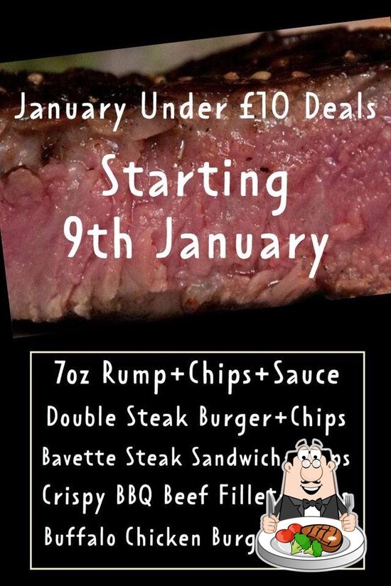 Menu at Just Steak steakhouse, Mold