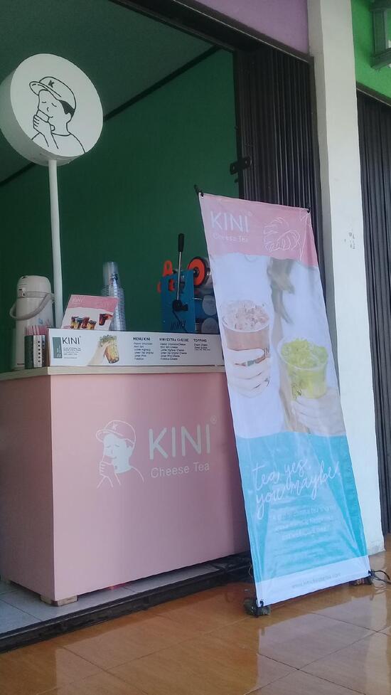 Menu at Minuman KINI Cheese Tea cafe, Mentok