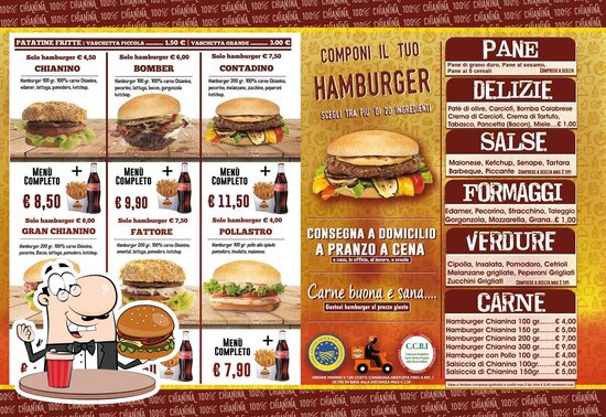 Mister chianina Hamburger restaurant, Genoa - Restaurant menu and reviews