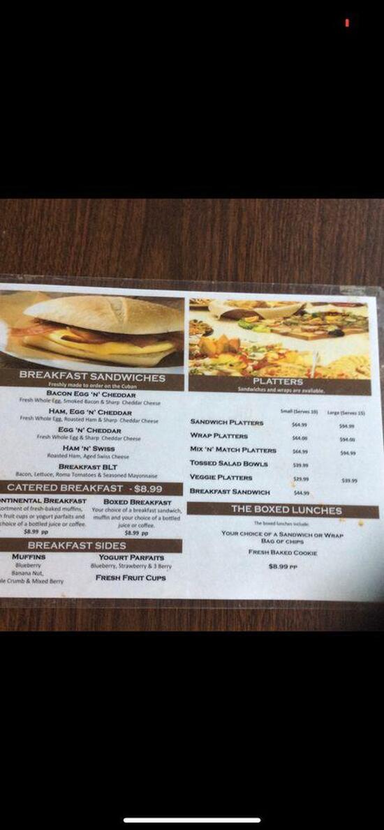 Menu at Rocky Pointe Cafe, Tampa, N Rocky Point Dr Suite#175