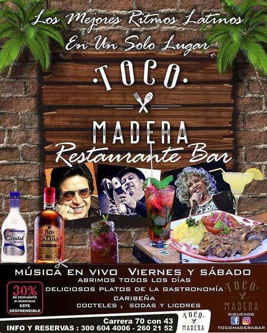 Toco Madera Restaurante bar, Medellín, a 69a-151 - Restaurant reviews