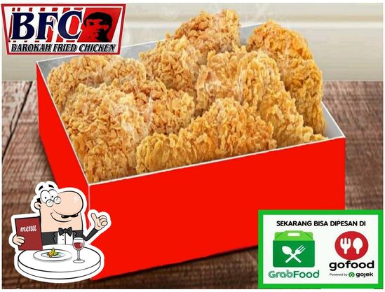 Menu at BAROKAH FRIED CHICKEN, Hulaan