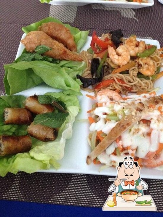 Menu at Fish cafe, Casablanca