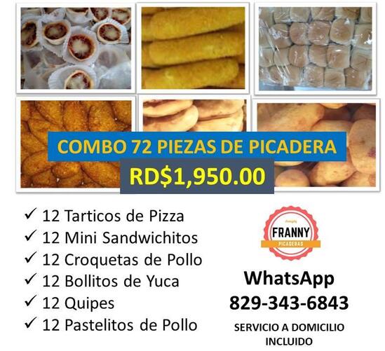 Menu at Pikadera, Dominicana