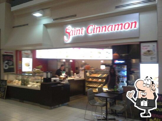 Menu at Saint Cinnamon restaurant, Montreal, McGill College Ave