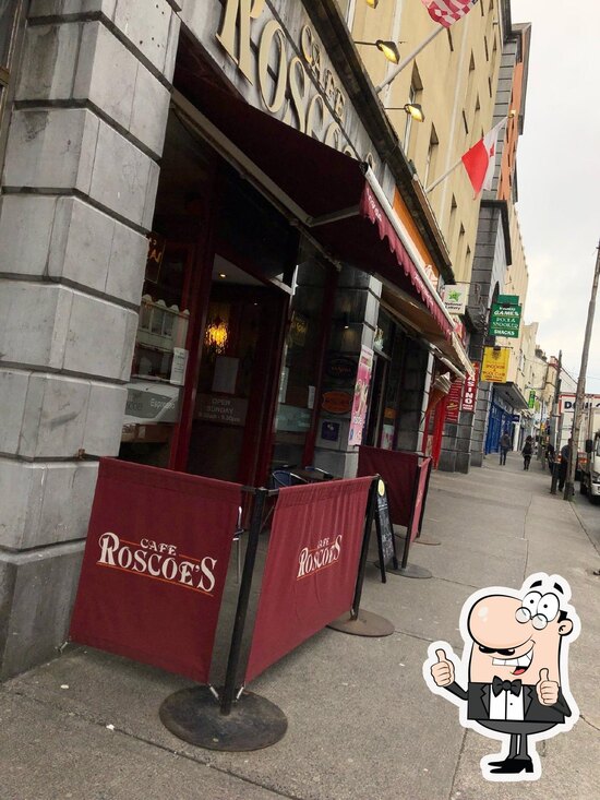 Menu at Cafe Roscoe's, Galway