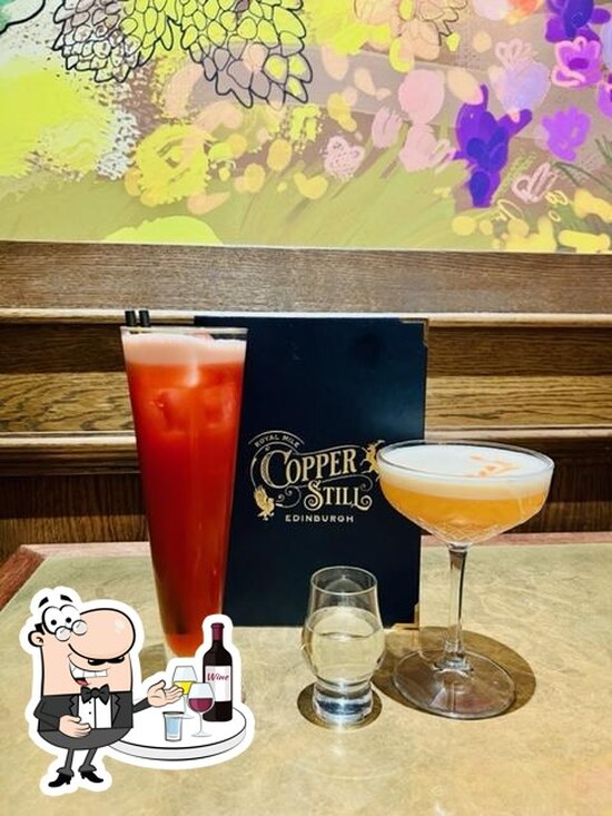 Menu at Copper Still restaurant, Edinburgh