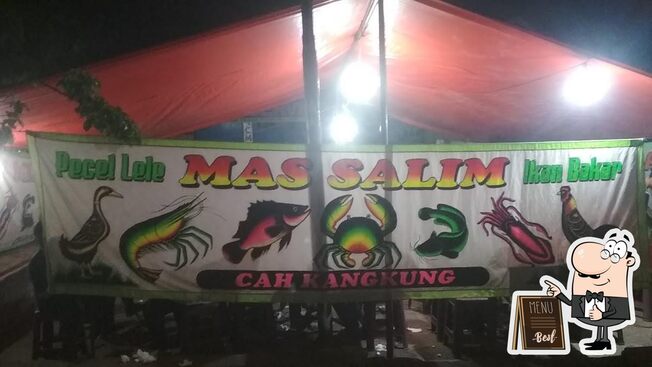 Menu at Pecel Lele Mas Salim restaurant, Palembang, 2PQP+8R5