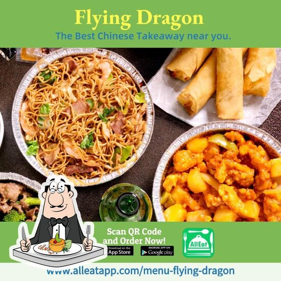 Menu at Flying Dragon Chinese Takeaway fast food, Scarborough