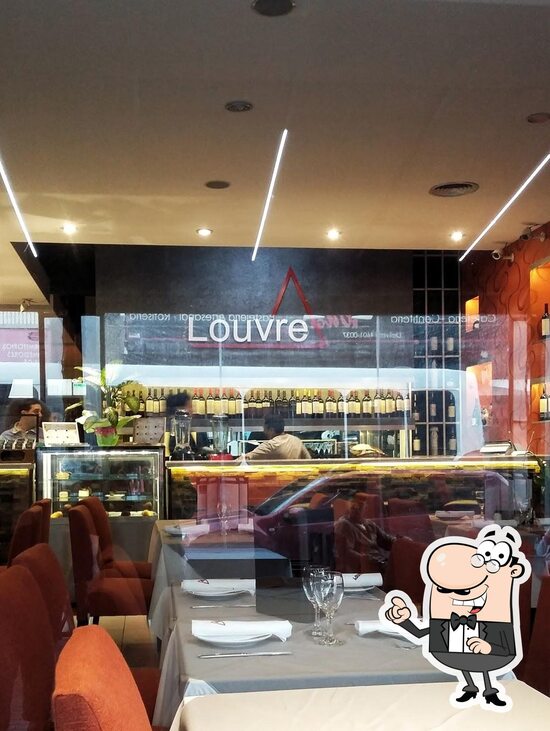 Menu at Louvre restaurant, Argentina, Cnel. Martiniano Chilavert 6641