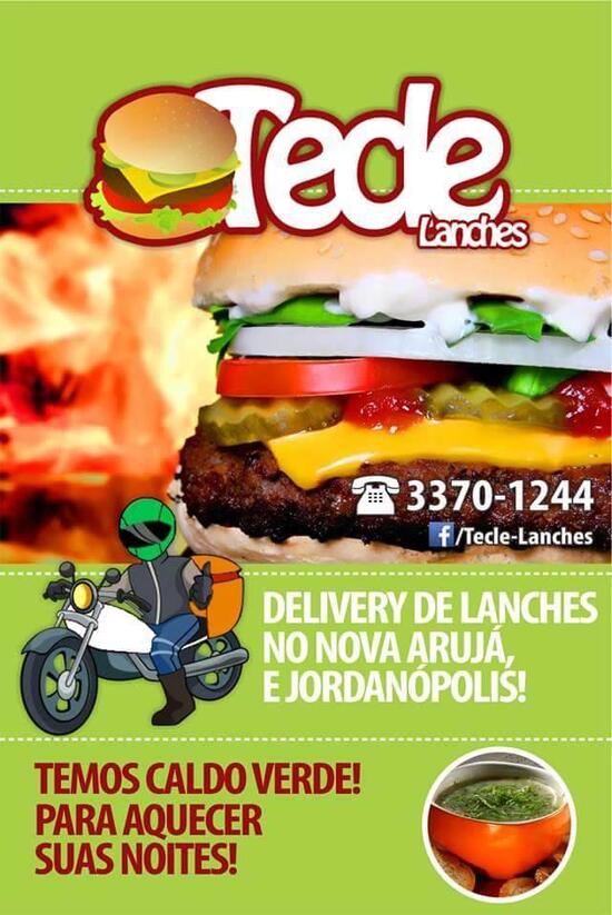 Menu at Tecle Lanches cafeteria, Arujá