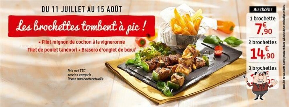 Menu au La Boucherie Château Thierry BBQ, Château-Thierry
